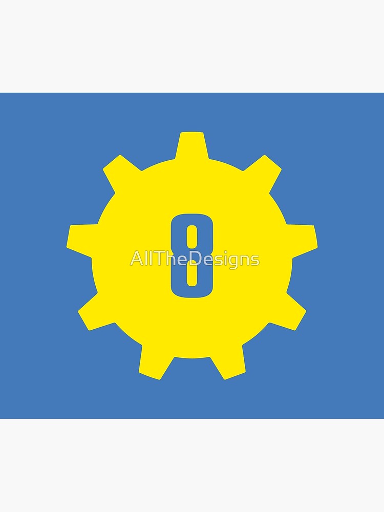 "Vault 8 - Fallout" Poster by AllTheDesigns | Redbubble
