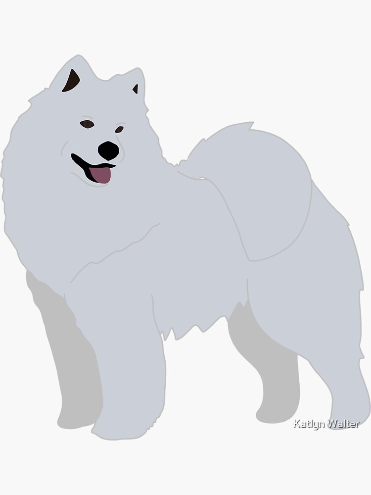 Sticker « samoyed », par wkatlyn | Redbubble