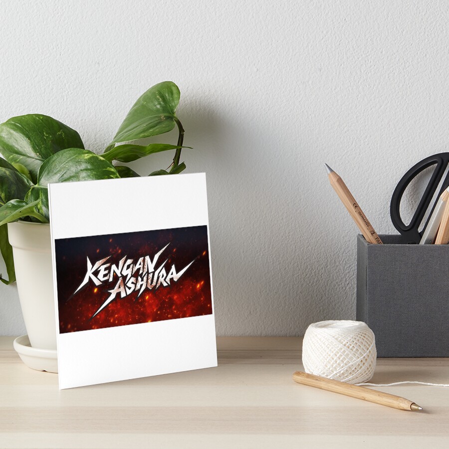 "KENGAN ASHURA LOGO" Art Board Print by WeFlaya | Redbubble