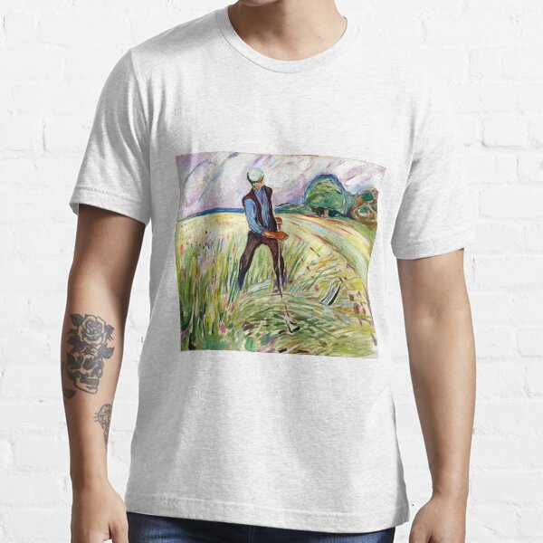 "Edvard Munch The Haymaker" T-shirt for Sale by pdgraphics | Redbubble ...