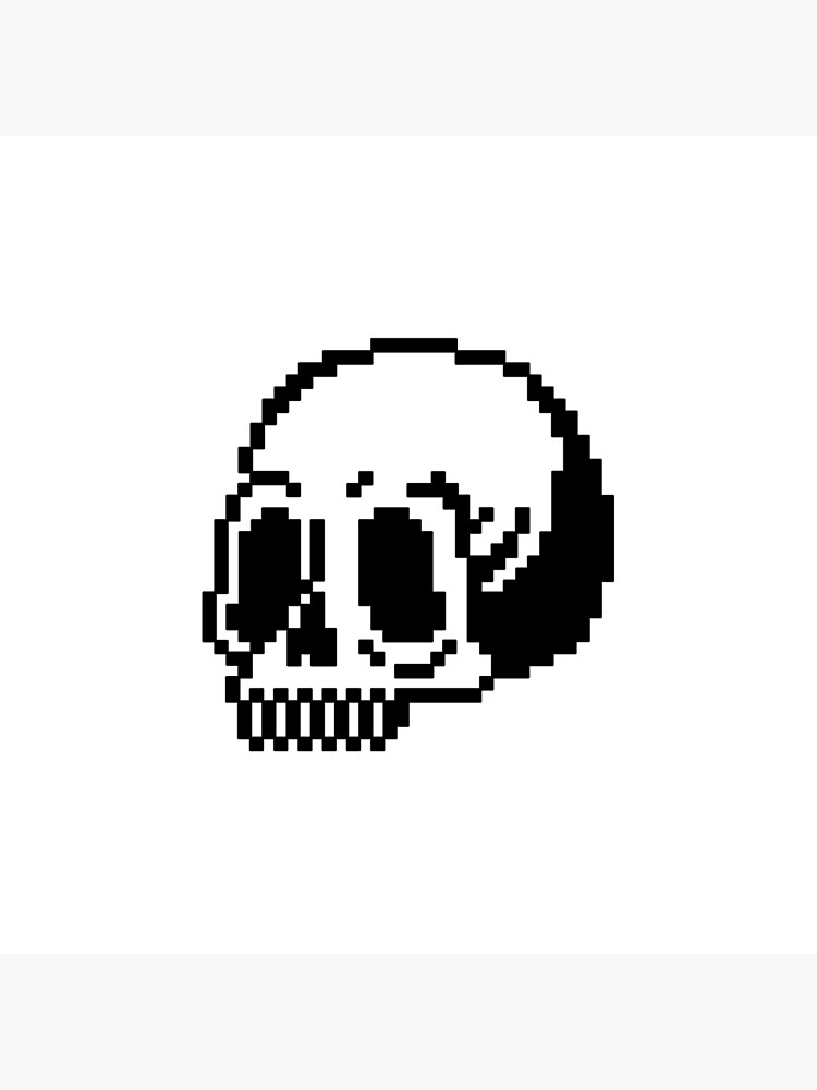 "8-bit Skull" Art Board Print for Sale by AK-design-co | Redbubble