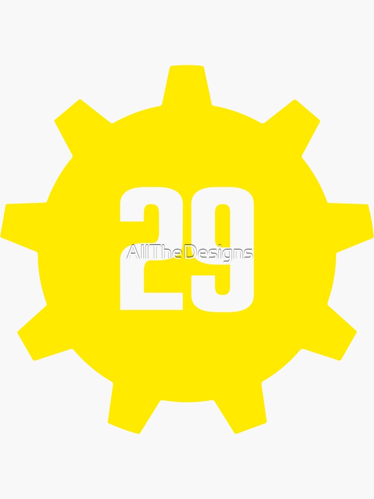 "Vault 29 - Fallout" Sticker for Sale by AllTheDesigns | Redbubble