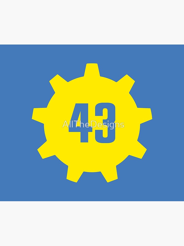 "Vault 43 - Fallout" Poster for Sale by AllTheDesigns | Redbubble