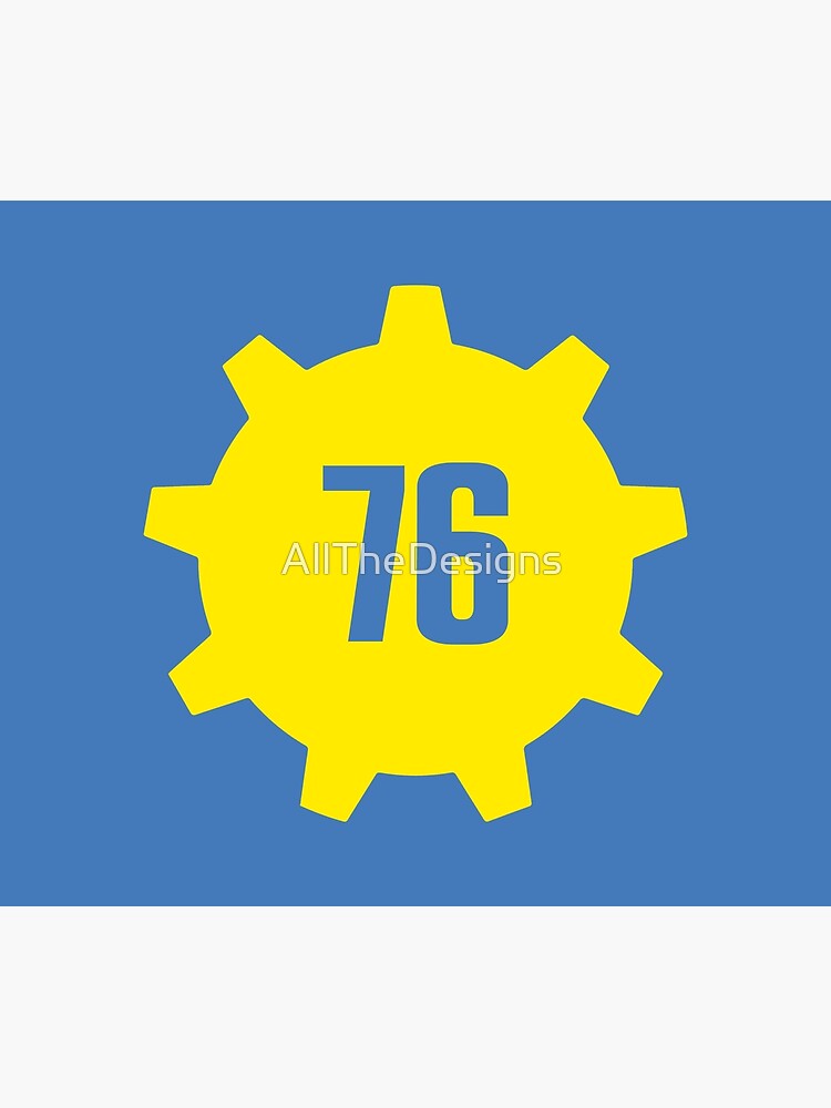 "Vault 76 - Fallout" Poster by AllTheDesigns | Redbubble