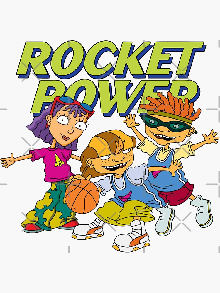 "rocket power" Sticker by donkolmiwhite | Redbubble