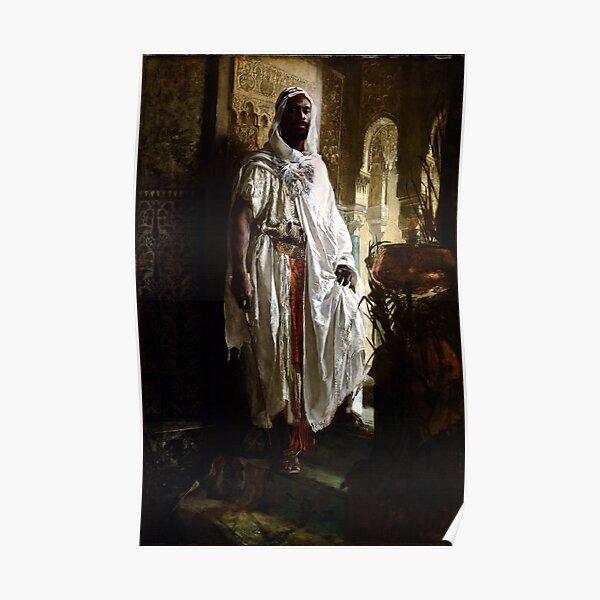 "Eduard Charlemont The Moorish Chief" Poster for Sale by pdgraphics ...