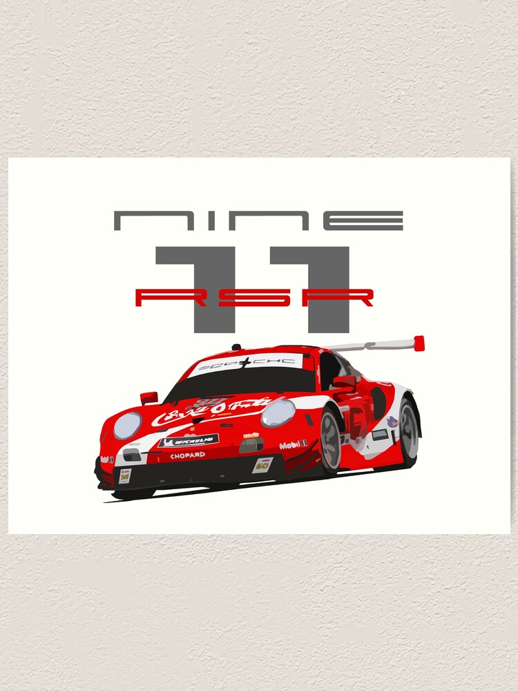 "RSR IMSA GTLM Race Car Cola Livery Tribute Race Car " Art Print by ...