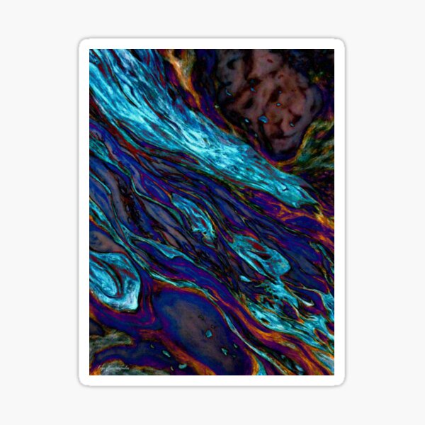 "Chromatic Motion" Sticker by anastasopoulou | Redbubble