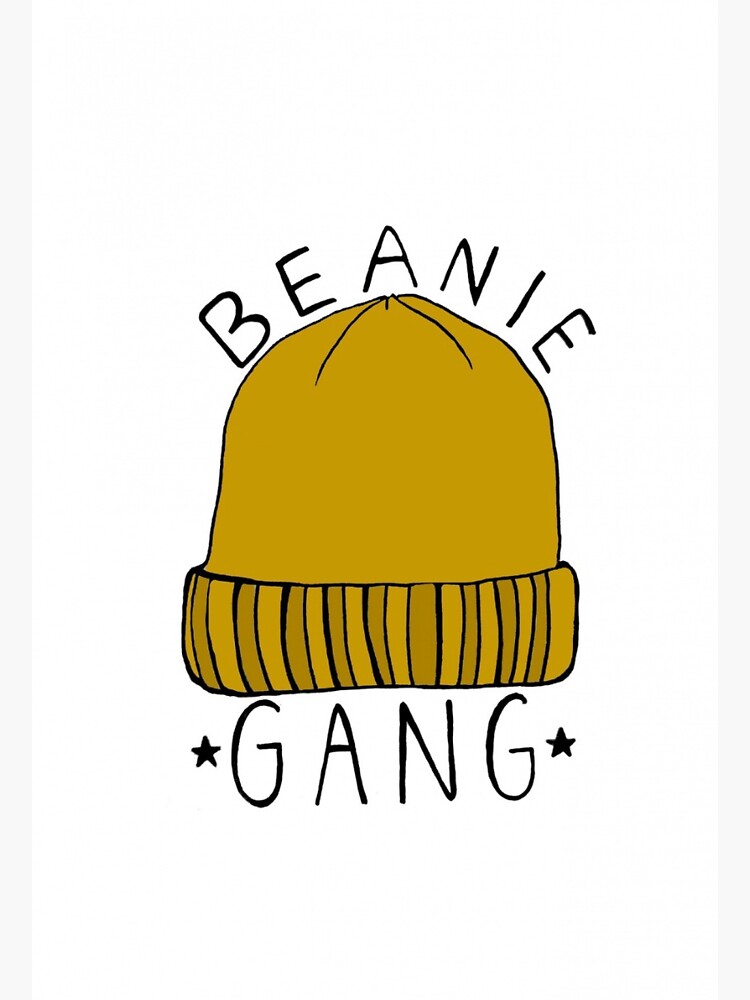 "Beanie Gang" Sticker for Sale by sophiagrreco | Redbubble