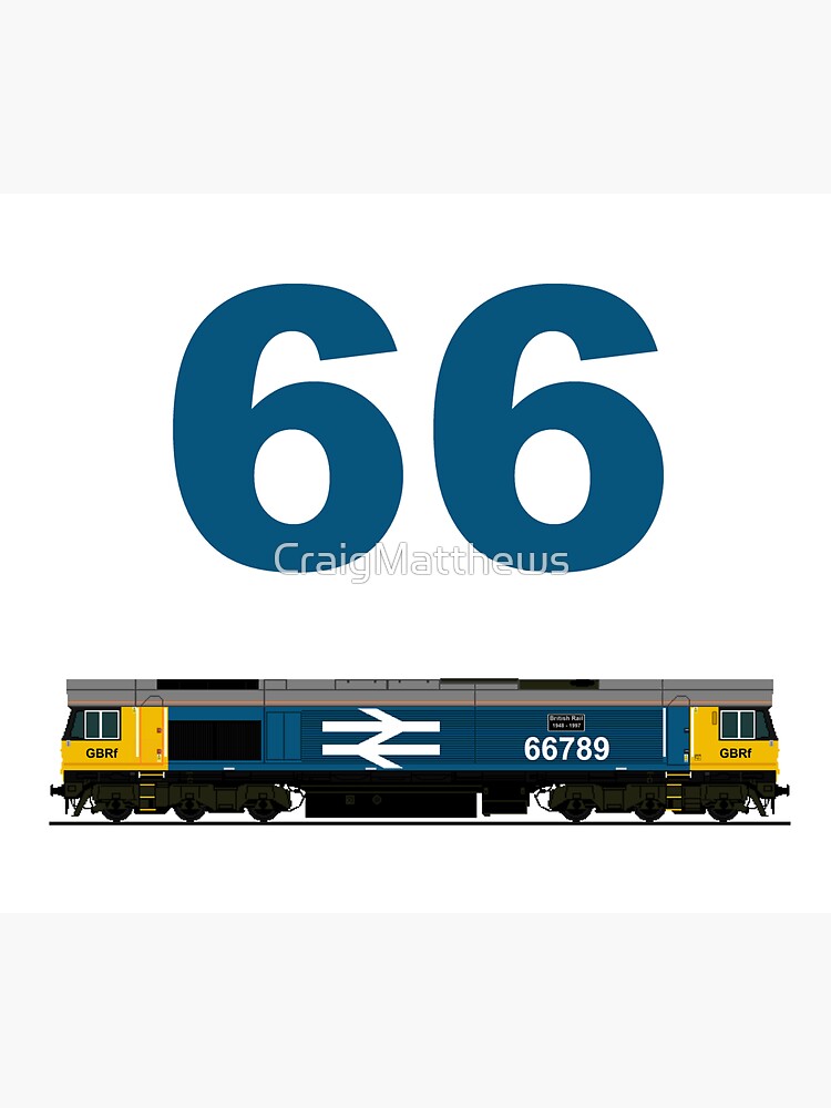 "CLASS 66 BR LIVERY" Sticker for Sale by CraigMatthews | Redbubble