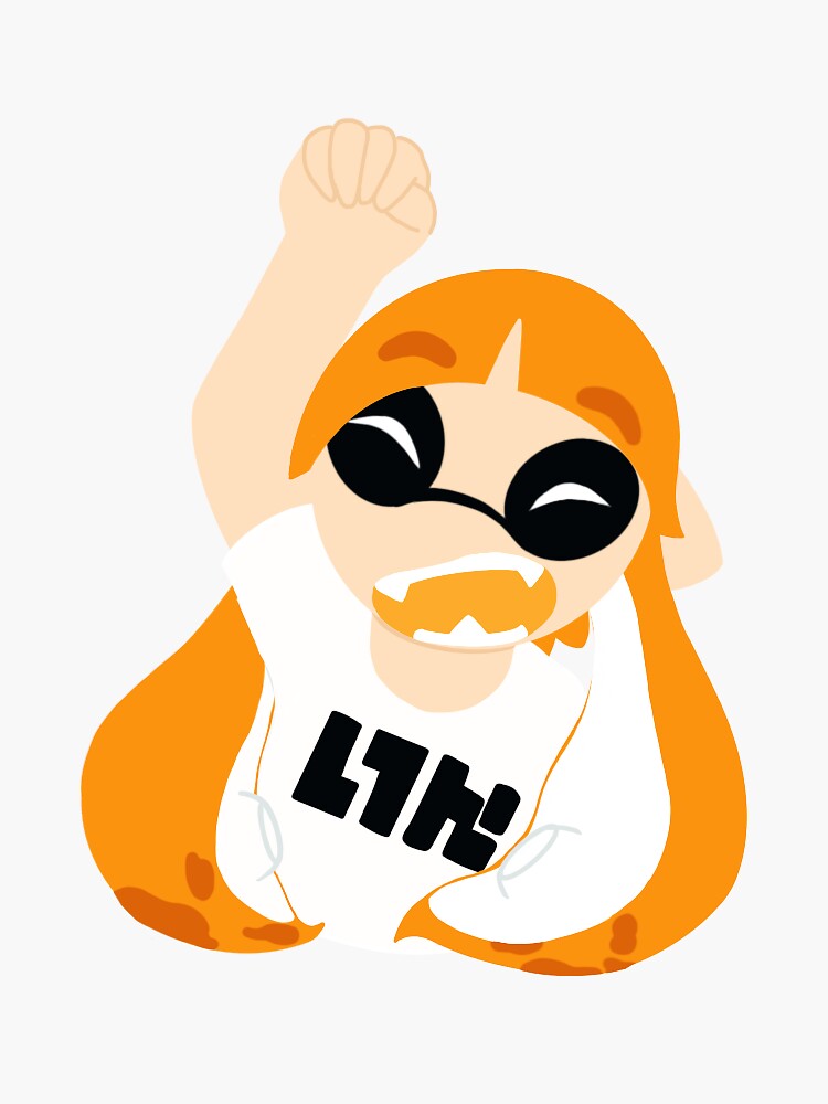 "Inkling Girl “BOOYAH”" Sticker for Sale by Mightyno19 | Redbubble