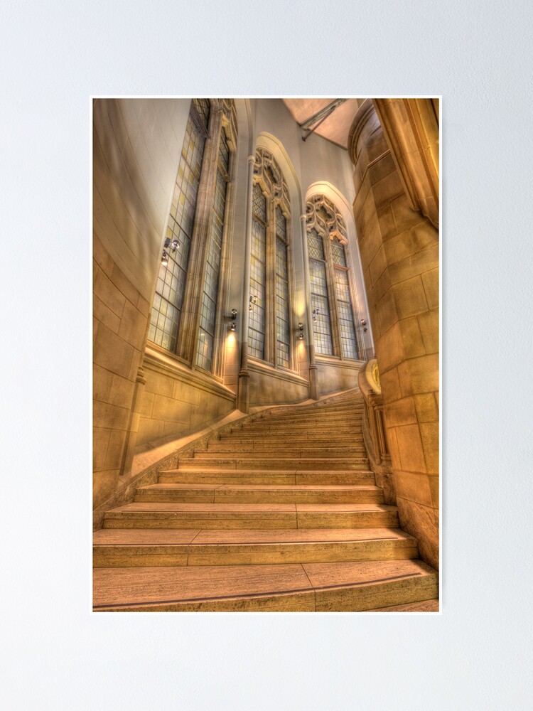 "Grand Staircase - Suzzallo Library" Poster by pixelchaser | Redbubble