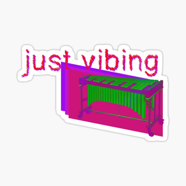 "Just Vibing" Sticker by forzamotors5 | Redbubble