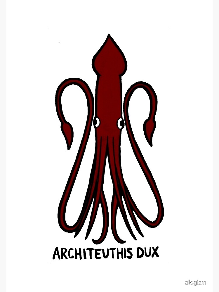 "Giant Squid (Architeuthis dux)" Spiral Notebook for Sale by alogism ...