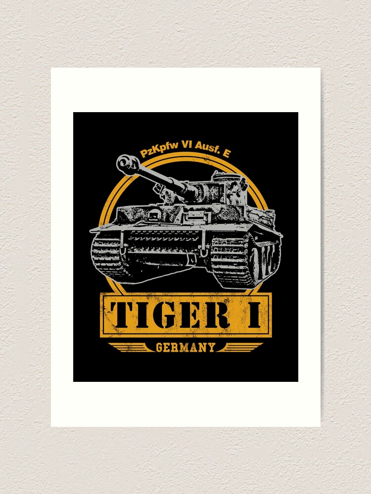 "Tiger I - WW2 German Tank" Art Print by RycoTokyo81 | Redbubble