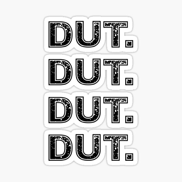 "Dut. Dut. Dut. Dut. - funny marching band gift" Sticker by HEJAshirts ...