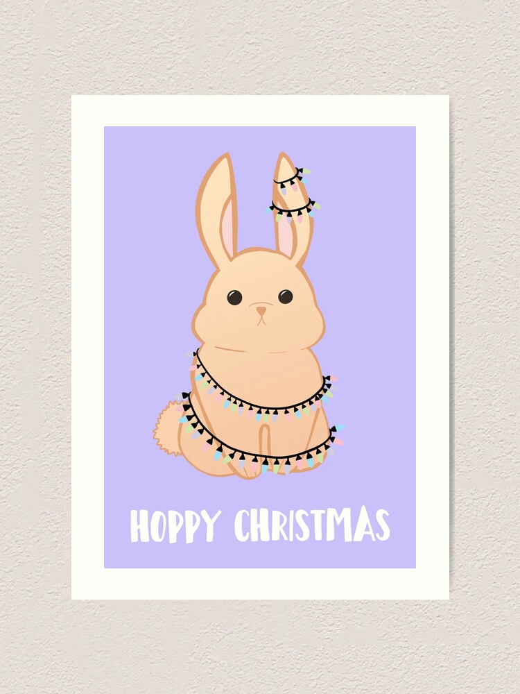 "RABBIT Chrismas - Bunny - Happy Christmas from the Rabbit - HOPPY ...