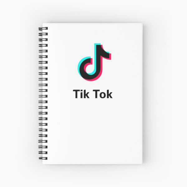 Tik Tok Wood Spiral Notebooks | Redbubble