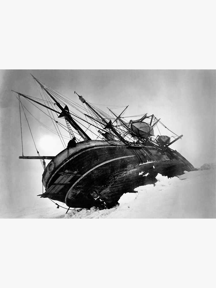 "The ENDURANCE keeling over. 1914-17. Photographer: Captain Frank ...