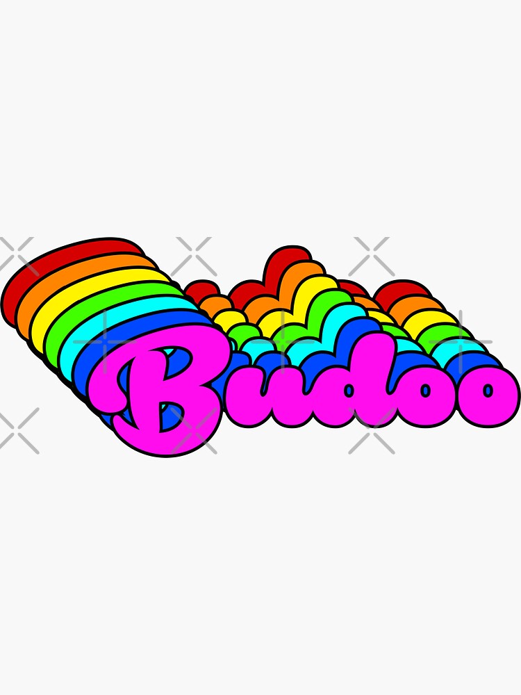 "Budoo rainbow" Sticker for Sale by Beautifultd | Redbubble