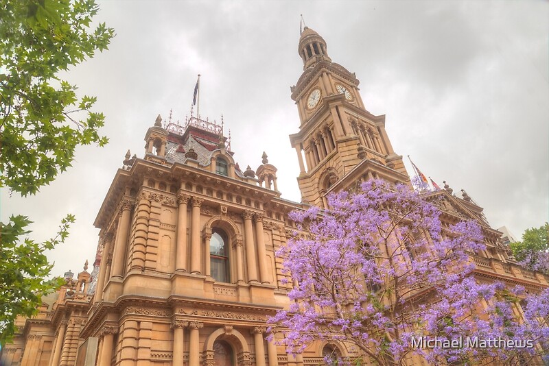 "Spring Town Hall" by Michael Matthews | Redbubble