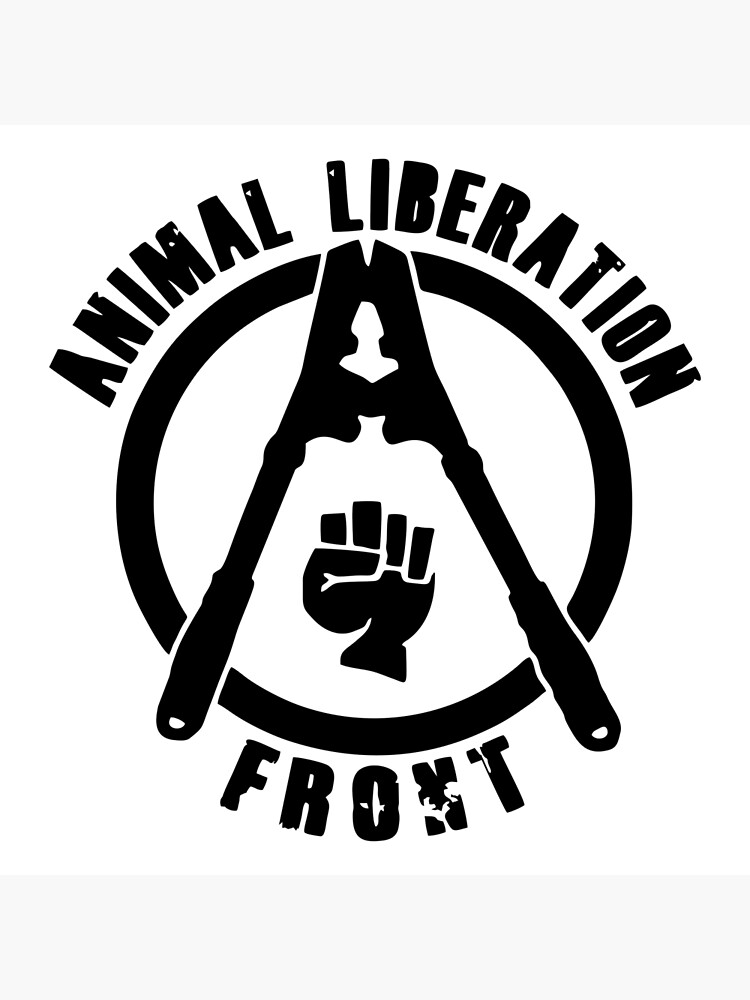 "Animal Liberation Front" Poster for Sale by jikolorys | Redbubble