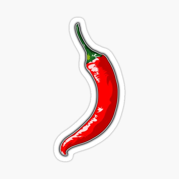 "Chili Pepper" Sticker for Sale by WorldEngine | Redbubble