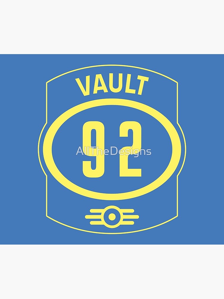 "Vault 92 - Fallout" Poster by AllTheDesigns | Redbubble