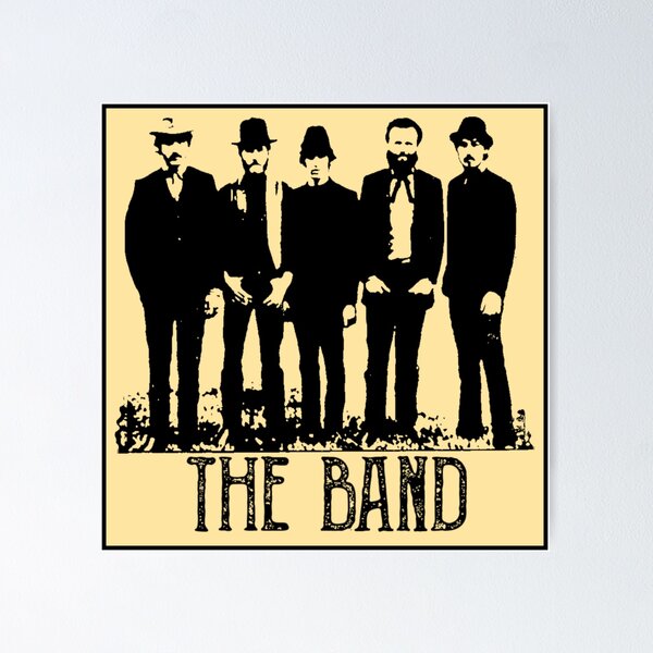 "The Band Vintage Retro Concert " Poster for Sale by threeampersands ...