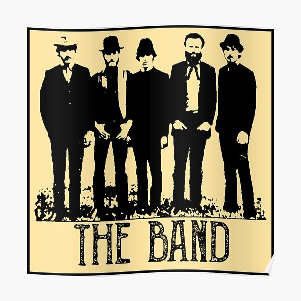 "The Band Vintage Retro Concert " Poster for Sale by threeampersands ...