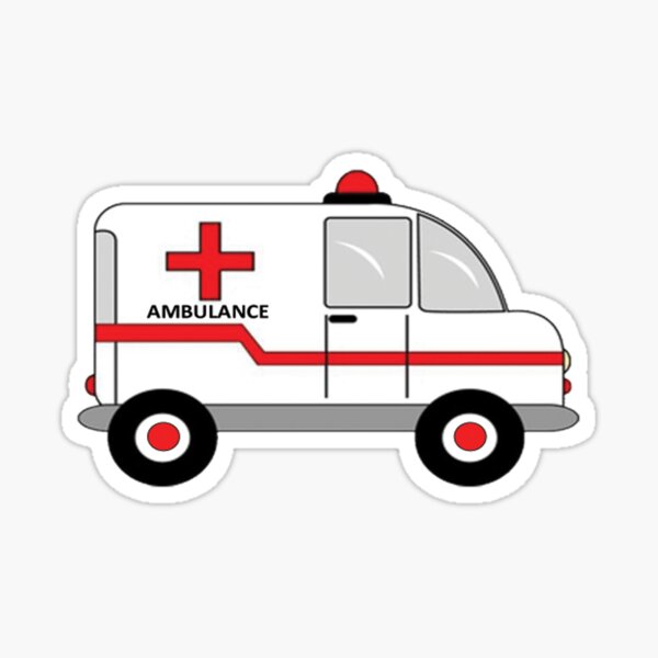 "Ambulance" Sticker for Sale by Dan60 | Redbubble