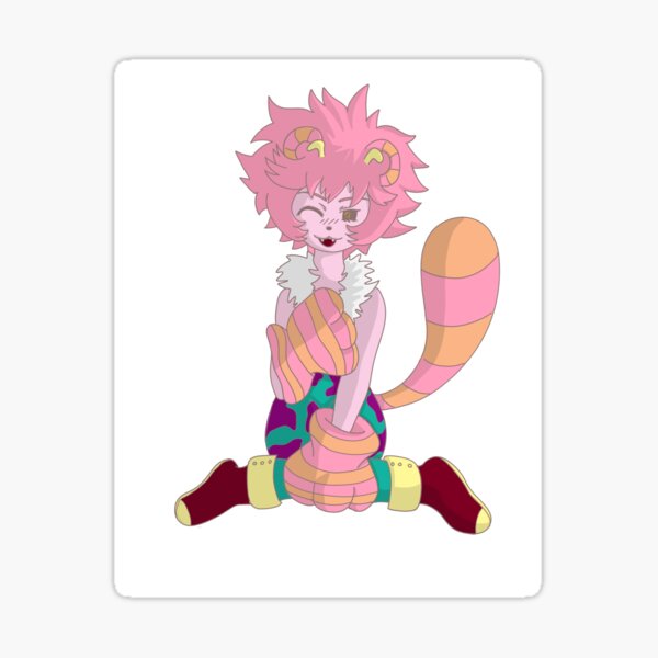 Pegatina «Chibi Mina Ashido» de caranya01 | Redbubble