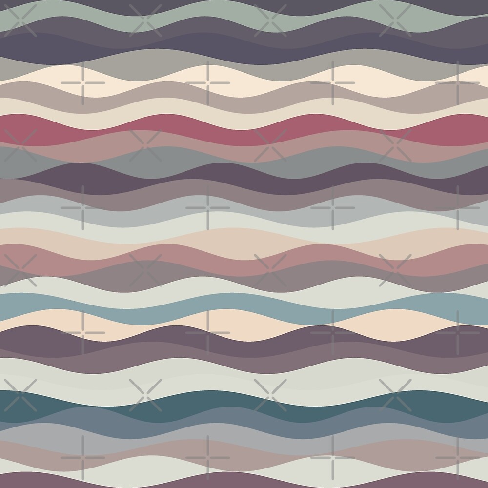 "Funky Waves" by KaleiopeStudio | Redbubble