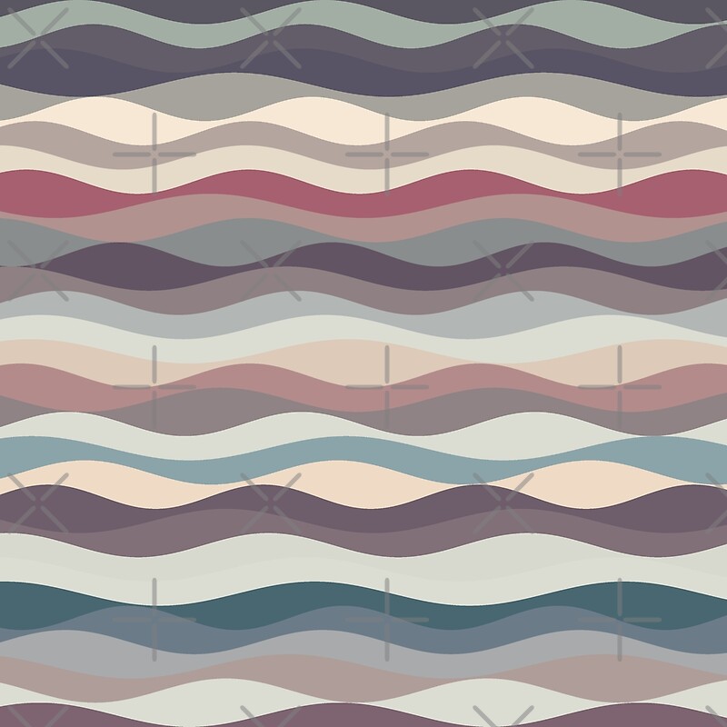 "Funky Waves" by KaleiopeStudio | Redbubble