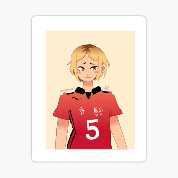 "Haikyuu - Kenma" Sticker by TheOddBiscuit | Redbubble