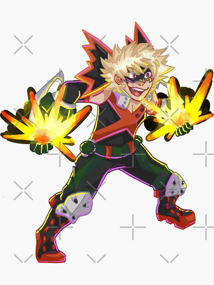 "Bakugou Katsuki- King Explosion Murder" Sticker for Sale by fruitnoot ...