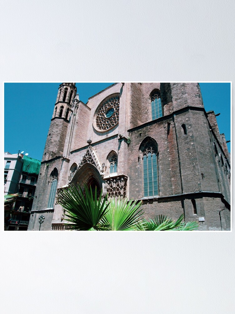 "Basilica of Santa Maria del Mar" Poster by simpson92 | Redbubble