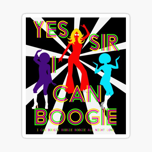 "Boogie" Sticker for Sale by sisusisu | Redbubble