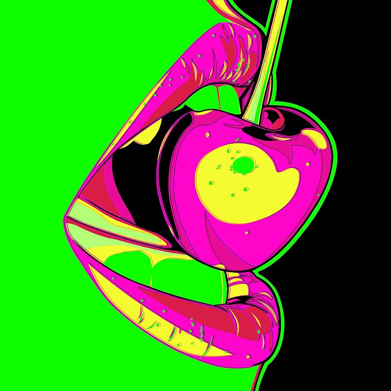 "Cherry Biter 2" by Jacqueline Gwynne | Redbubble
