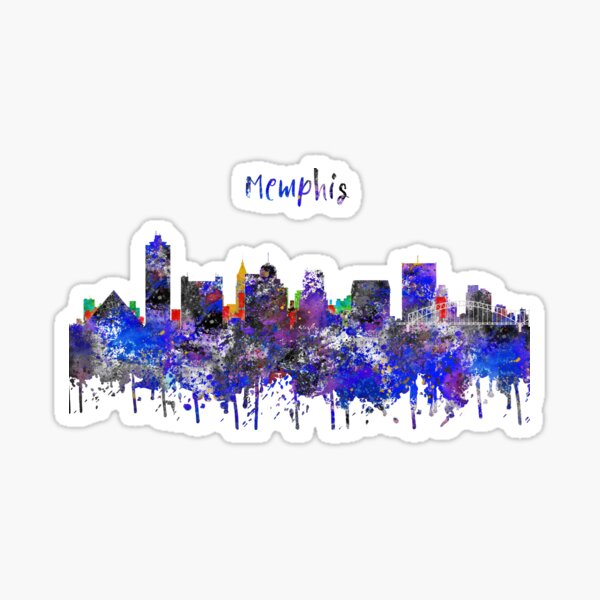 "Memphis" Sticker for Sale by Rosaliartbook | Redbubble
