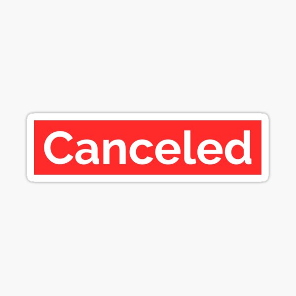 Christmas Canceled Stickers | Redbubble