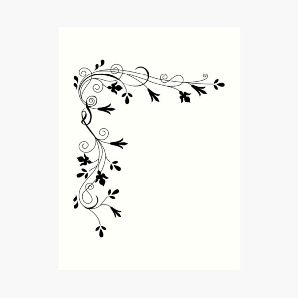 "pretty border" Art Print for Sale by b3ingfree | Redbubble