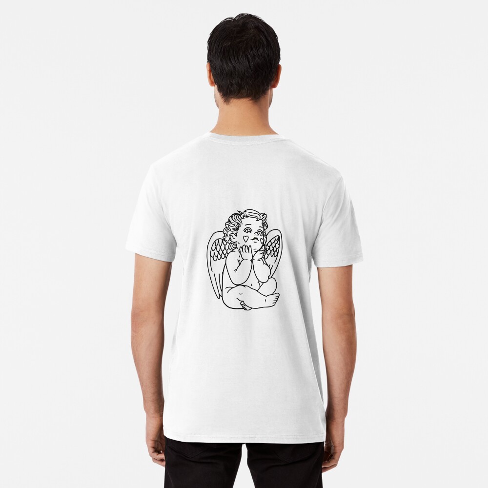 "cherub outline" Art Print for Sale by TrendZombie | Redbubble