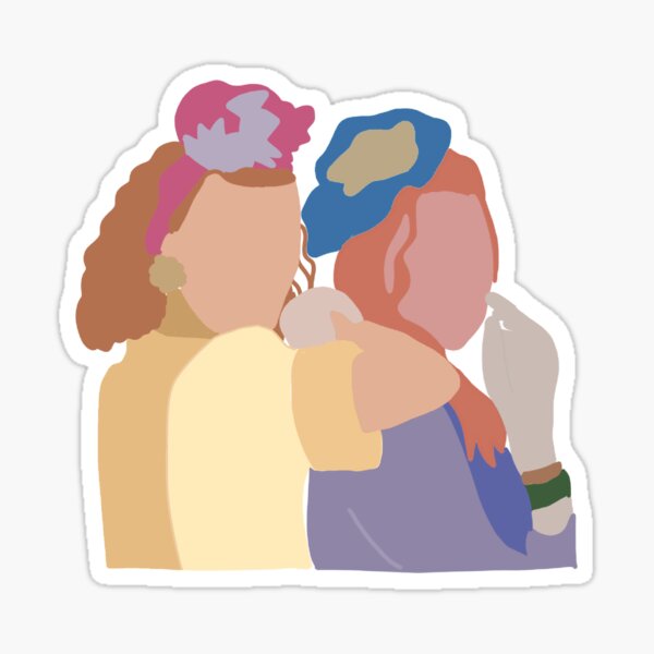 "Eleven and Max" Sticker for Sale by erinsdrawings | Redbubble