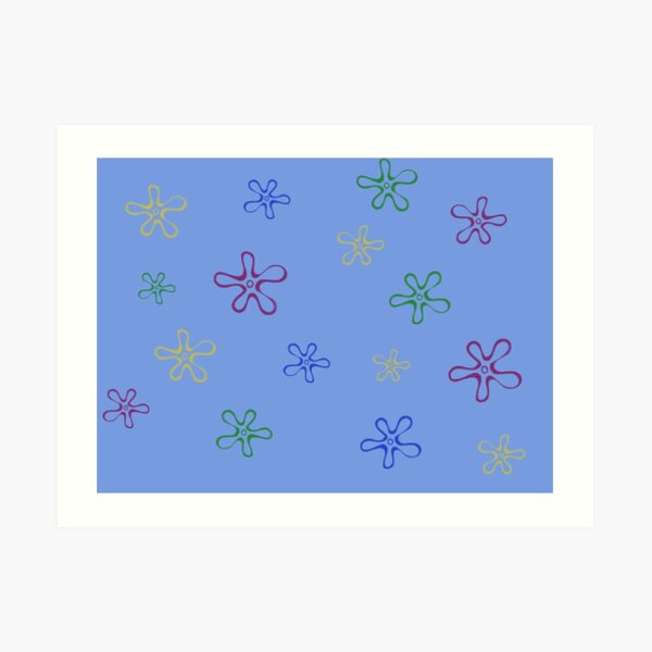 Spongebob Flowers Art Prints | Redbubble