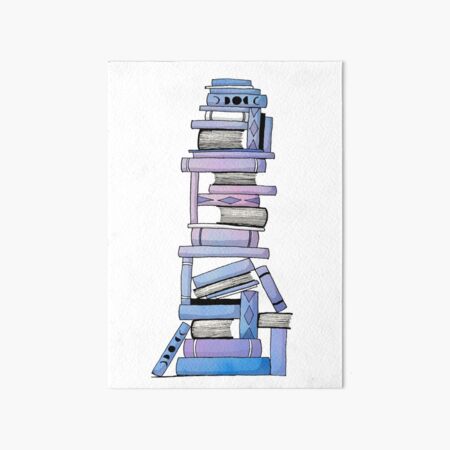 "Giant Book stack" Art Board Print for Sale by Sophie-Ljubicic | Redbubble