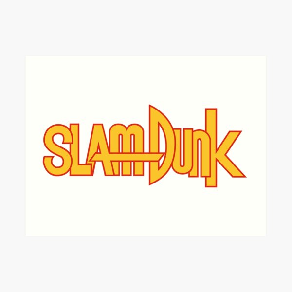 "Slam Dunk Logo (Classic)" Art Print by kagegfx | Redbubble