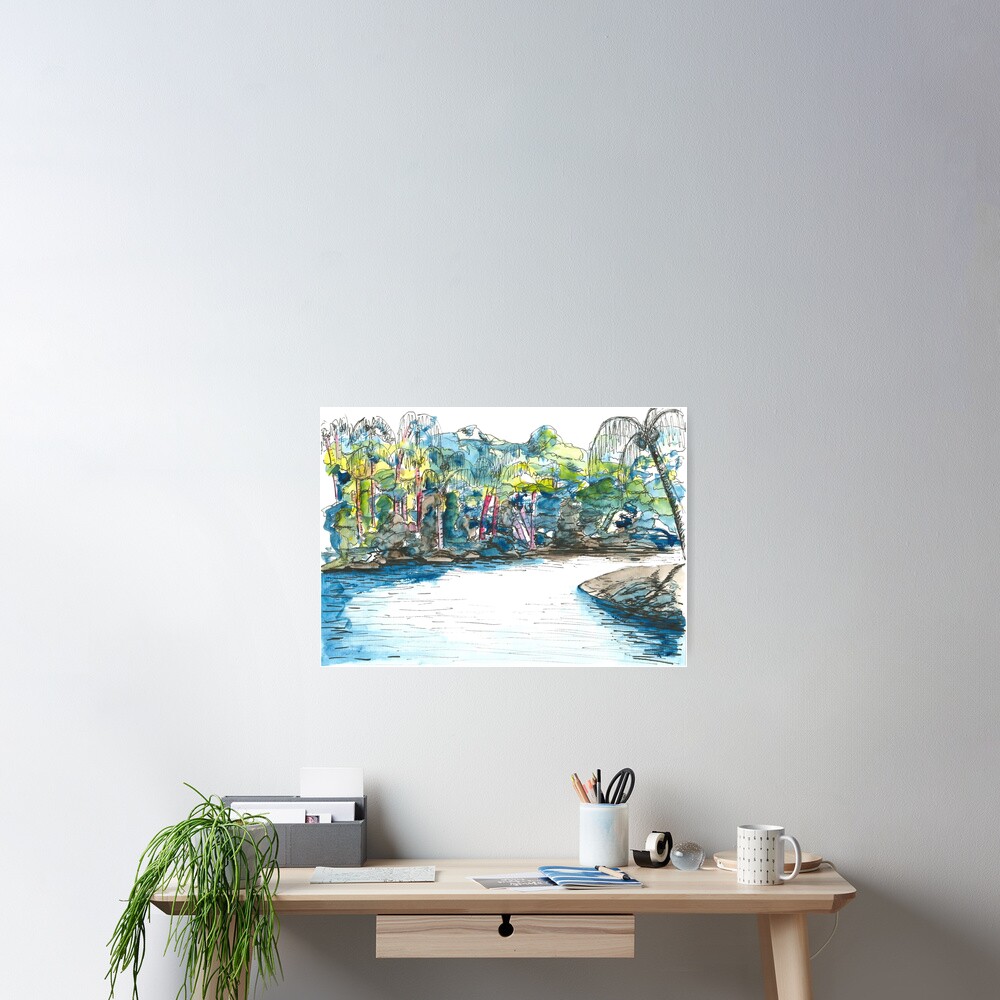 "Amazon River" Poster by JenMosh | Redbubble
