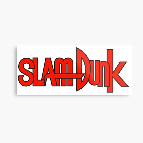 Lámina metálica «Slam Dunk Logo (Shohoku)» de kagegfx | Redbubble