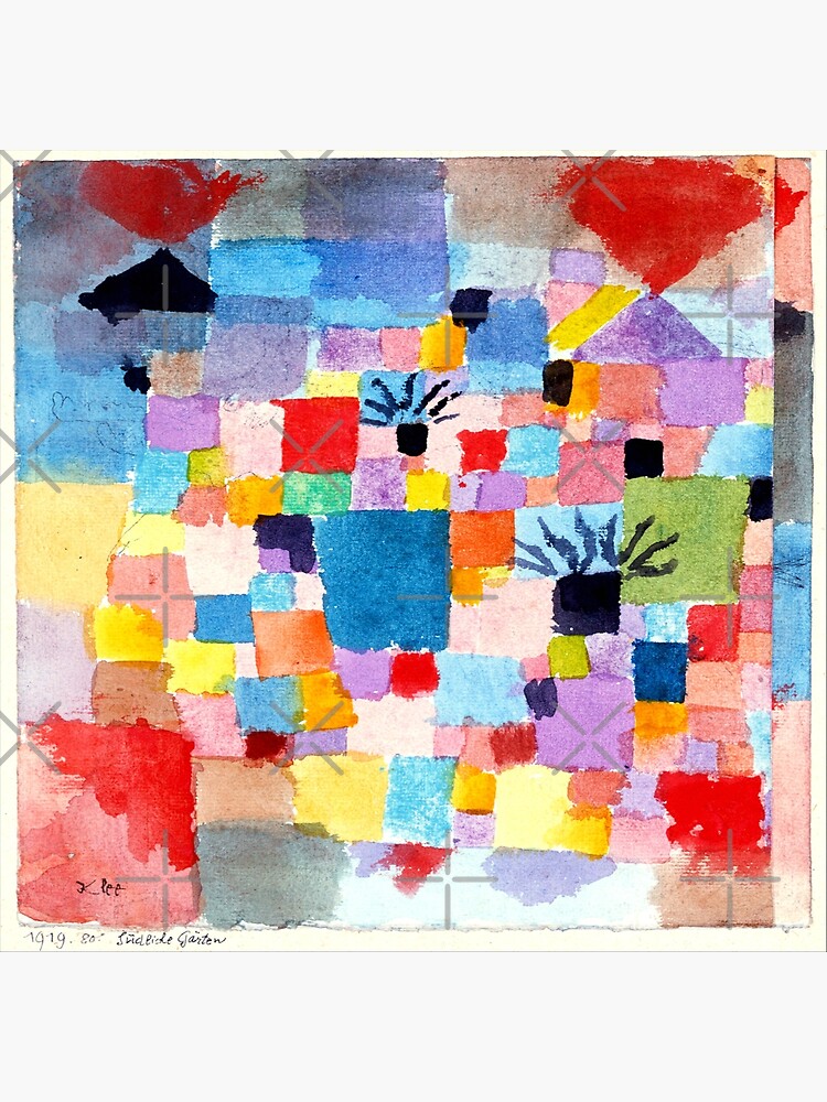 "Paul Klee "Southern Gardens" | Klee inspired Fine Art w/Signature ...